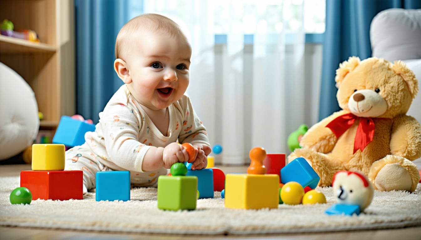 Welke spelletjes zijn leuk en leerzaam voor 4 maanden oude baby’s ...